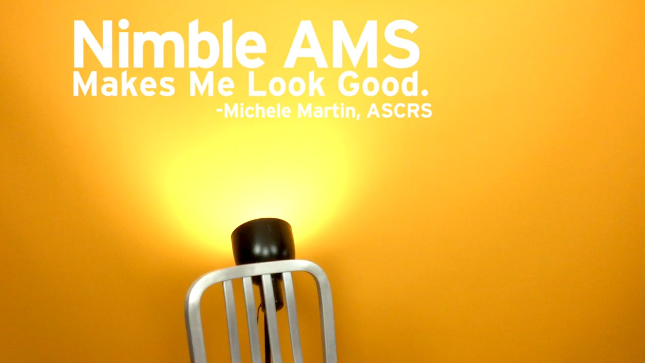 Meet ASCRS - "Nimble AMS Makes Me Look Good" on Vimeo