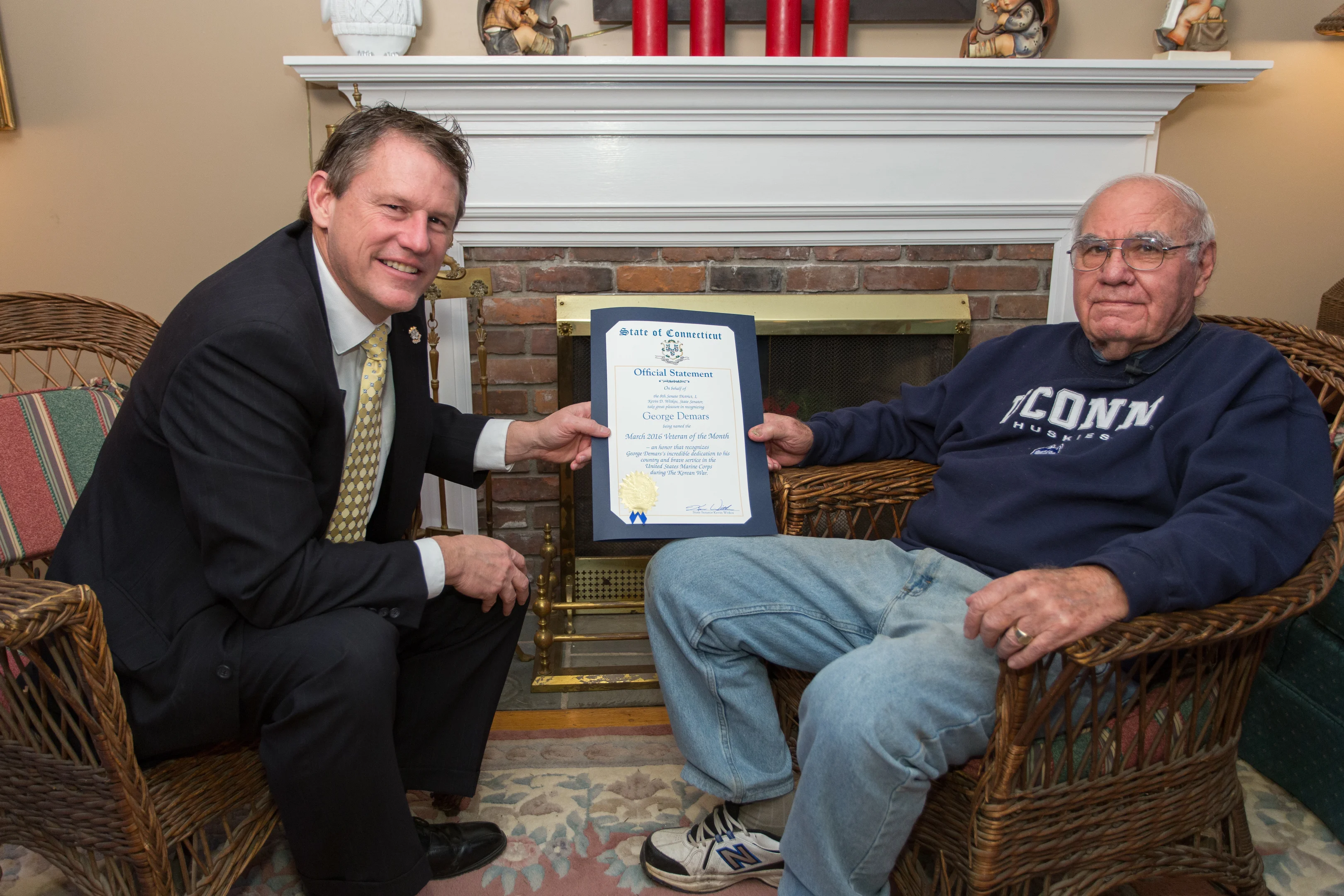 Senator Witkos's Veterans Corner George Demars on Vimeo