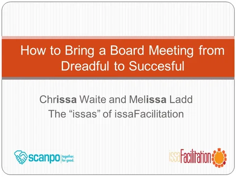 03.23.16 Webinar: How To Bring a Board Meeting from Dreadful to ...