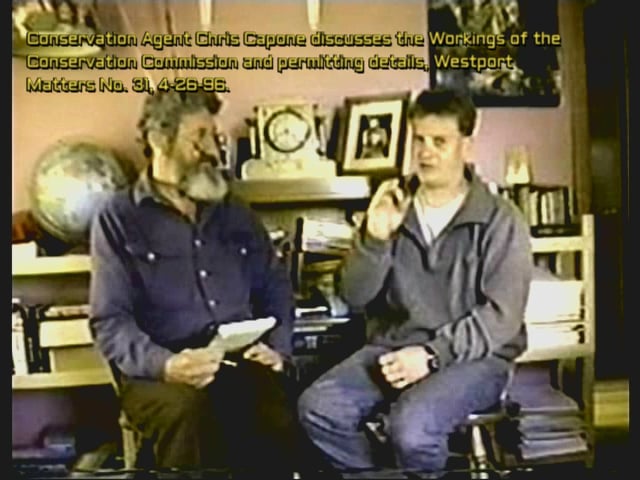 Town Affairs - Workings of the Conservation Commission with Agent Chris ...