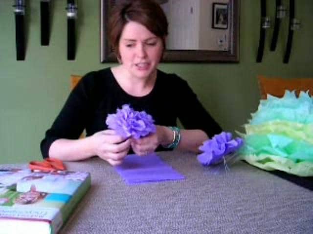 Tissue Paper Flower Tutorial on Vimeo