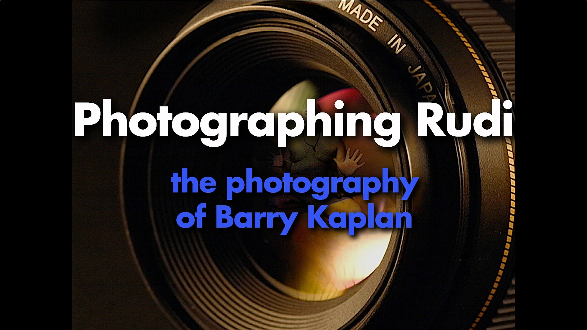 Watch Photographing Rudi Online | Vimeo On Demand on Vimeo