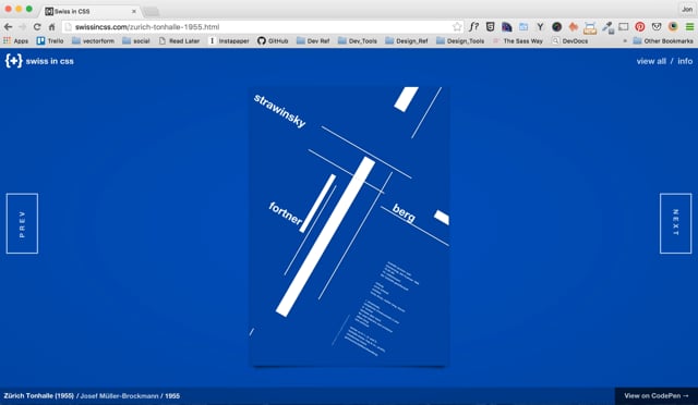 Swiss in CSS - The FWA