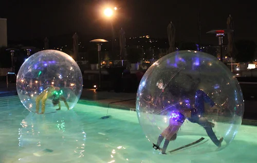 Water Sphere Performer - Water Ball Entertainment - The Dancing Fire ...