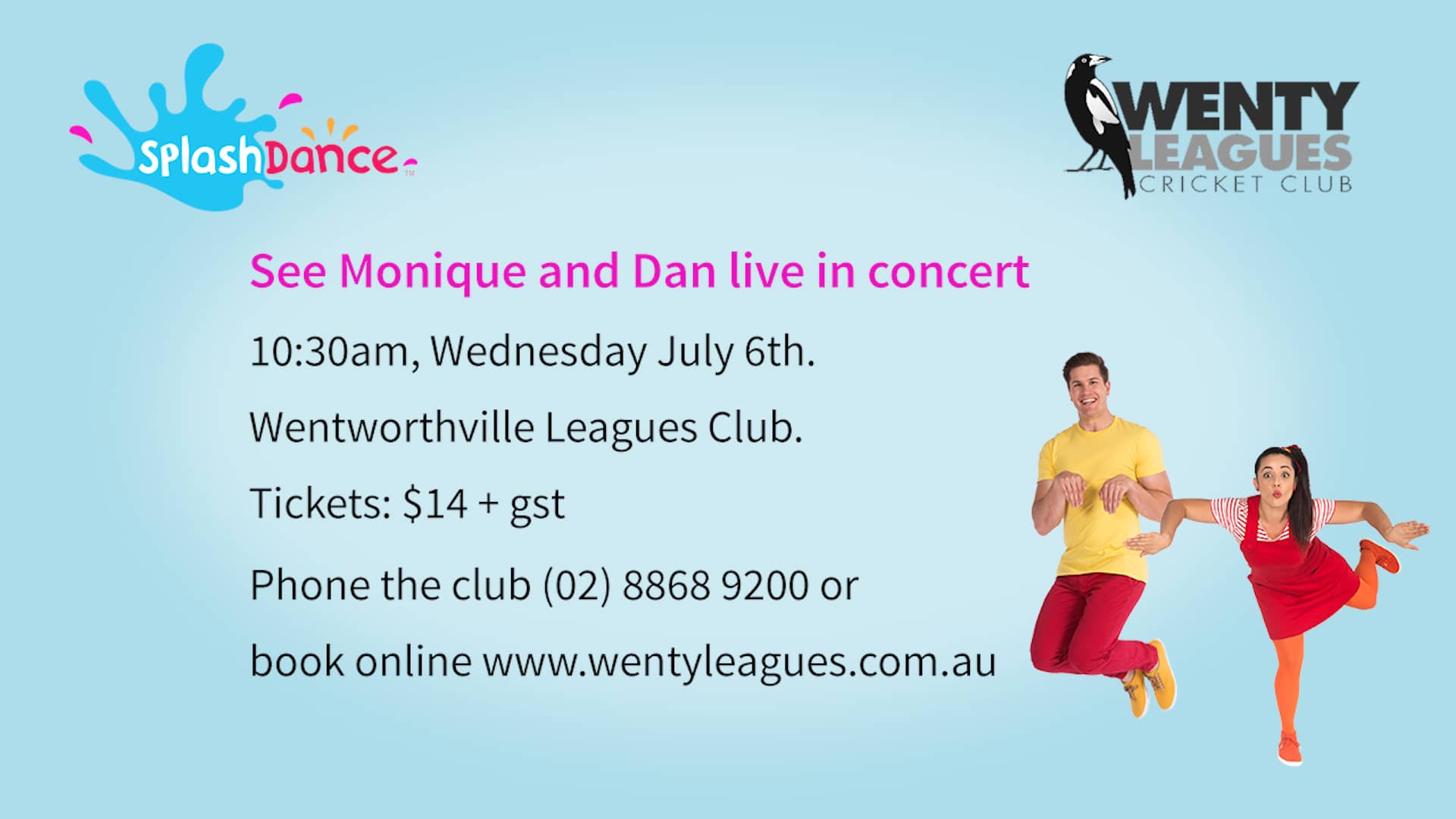 SplashDance Live at Wentworthville Leagues Club on Vimeo