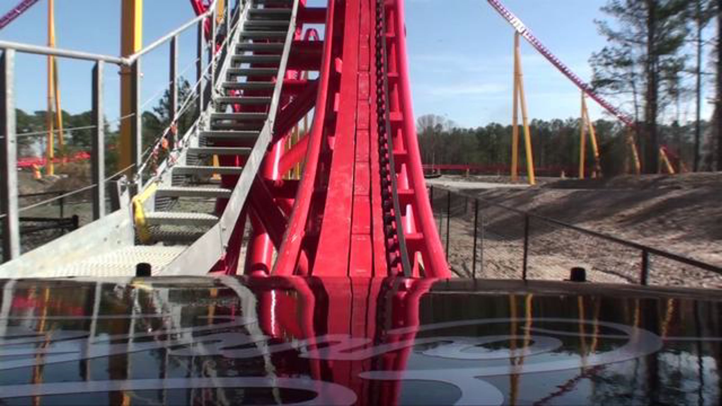 Intimidator 305 Roller Coaster POV Front Seat Kings Dominion