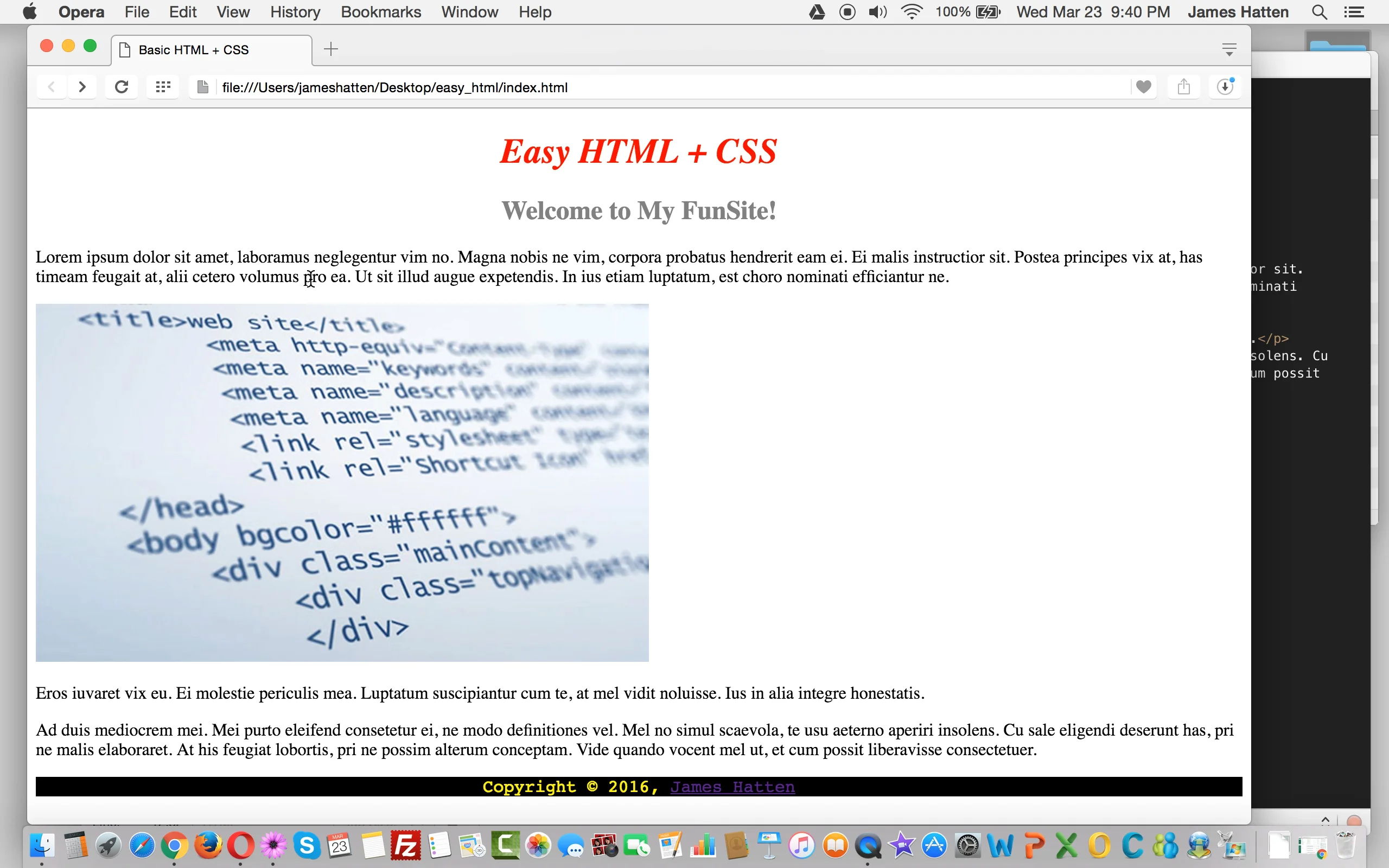 Easy HTML (part 3 of 4) on Vimeo