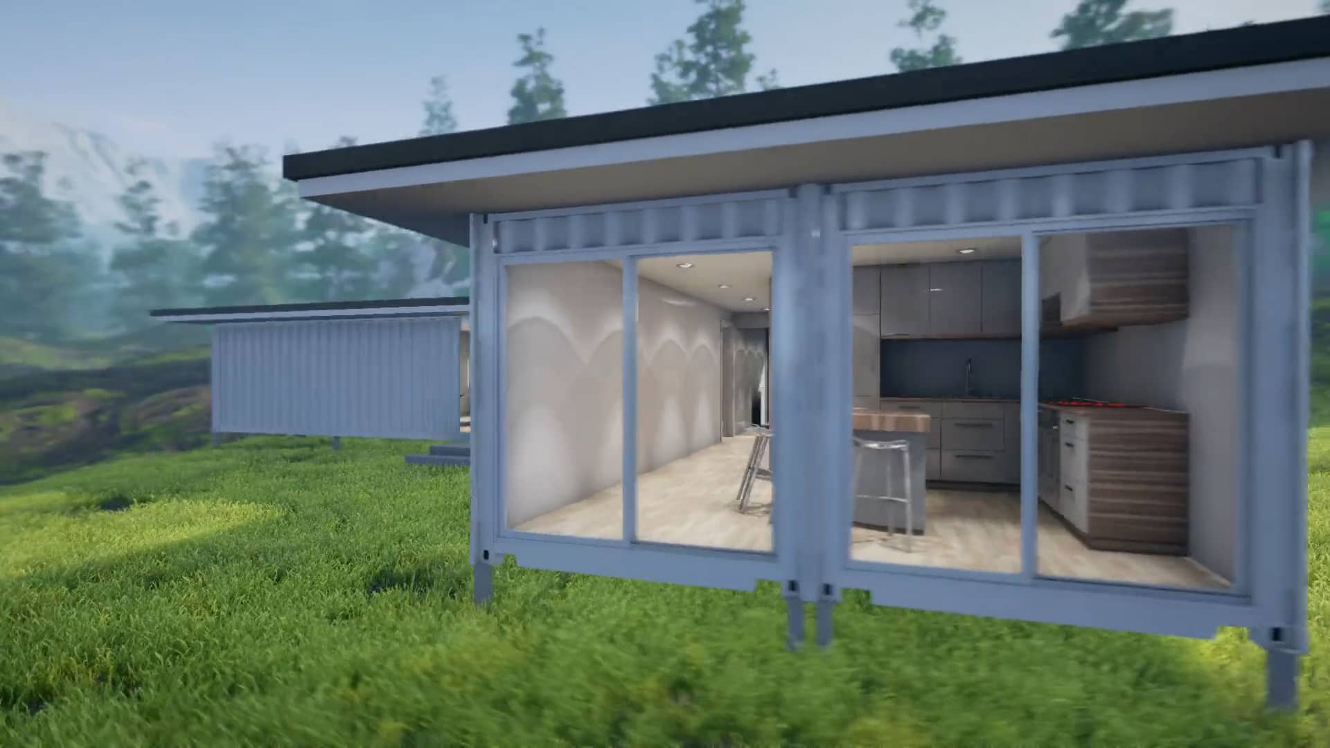 SCH4 4 x 40ft Three Bedroom Container Home on Vimeo