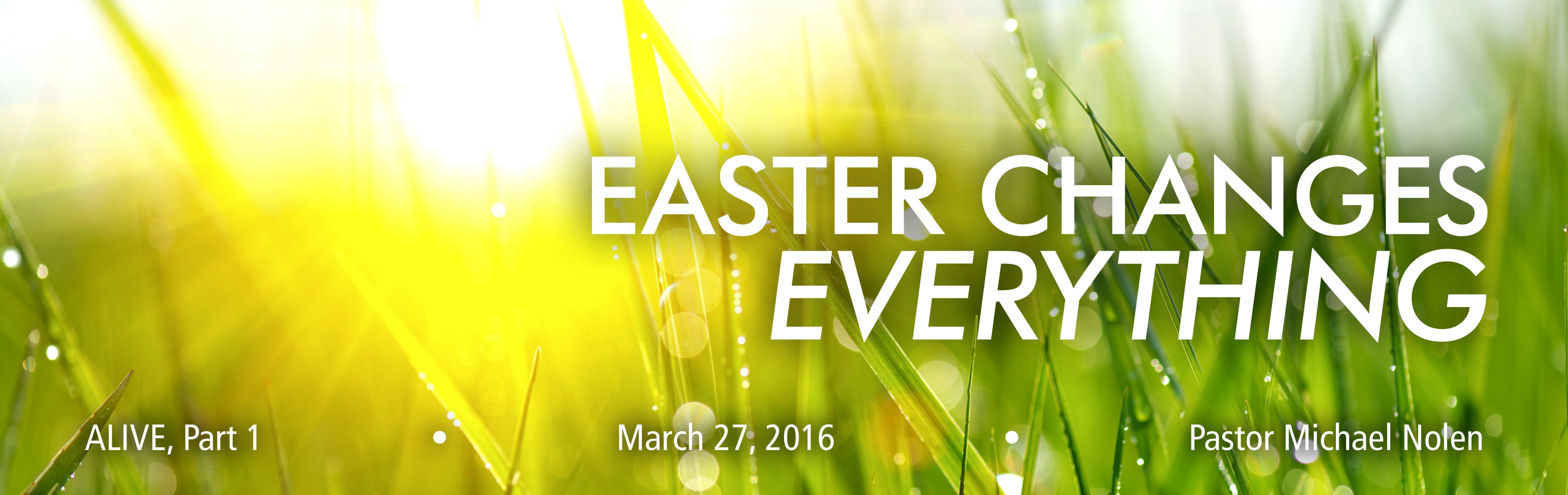 Easter Changes Everything on Vimeo