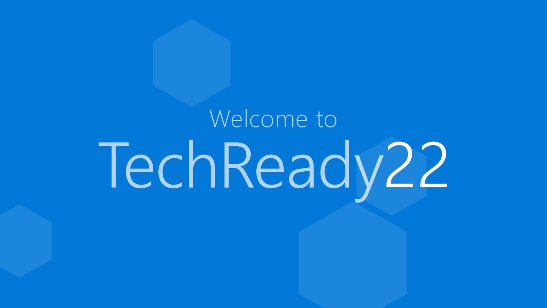 TechReady Intro on Vimeo