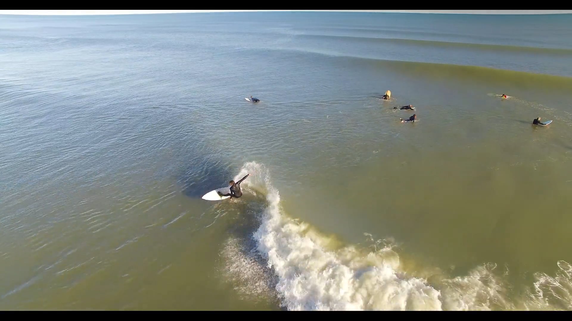 Emerald Isle Surfing from a Drone 4-3-16 on Vimeo