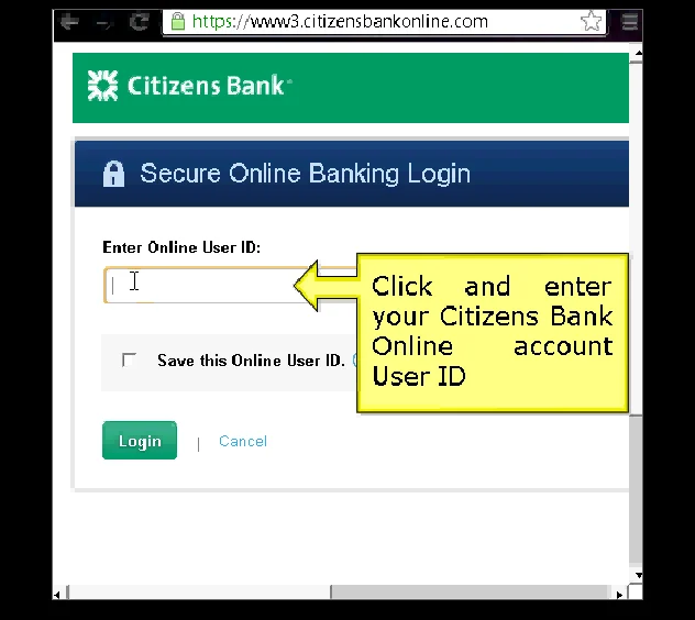 Citizens Bank Online Login Guide on Vimeo