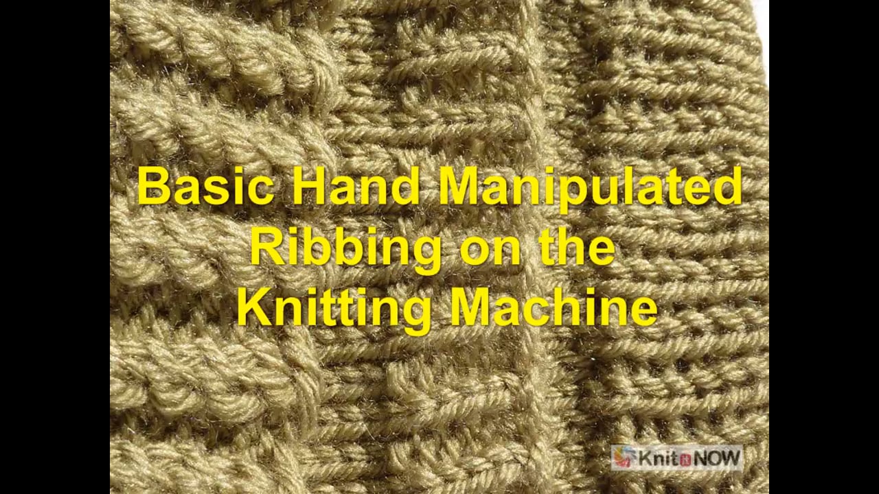 Basic Ribbing without a Ribber | Machine Knitting Tutorial