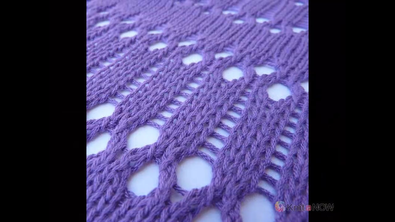 Double Eyelet Lace | Machine Knitting Tutorial