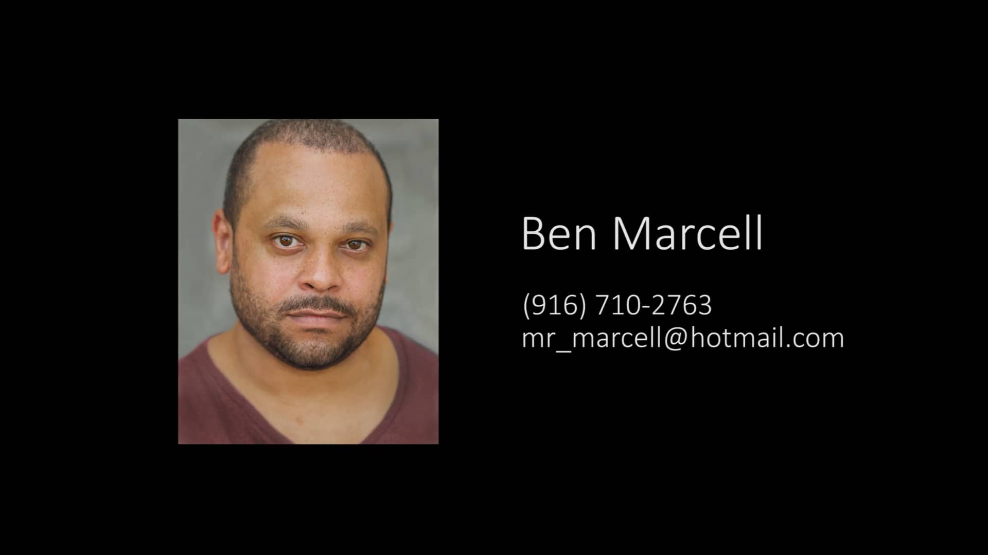 Ben Marcell Acting Reel on Vimeo