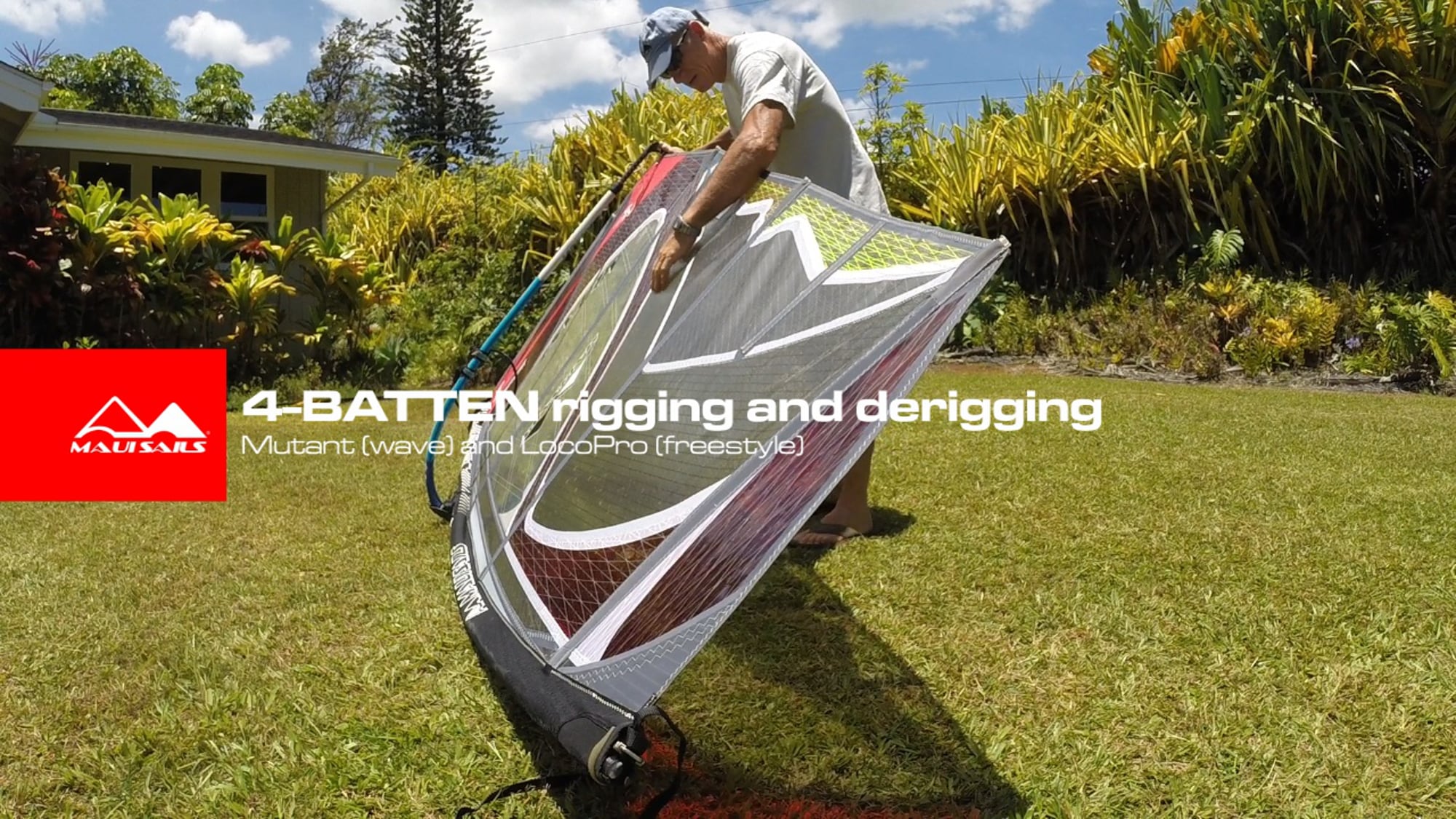 4-Batten sail rigging guide - Mutant (wave) and LocoPro (freestyle) | Windsurfing Videos ...