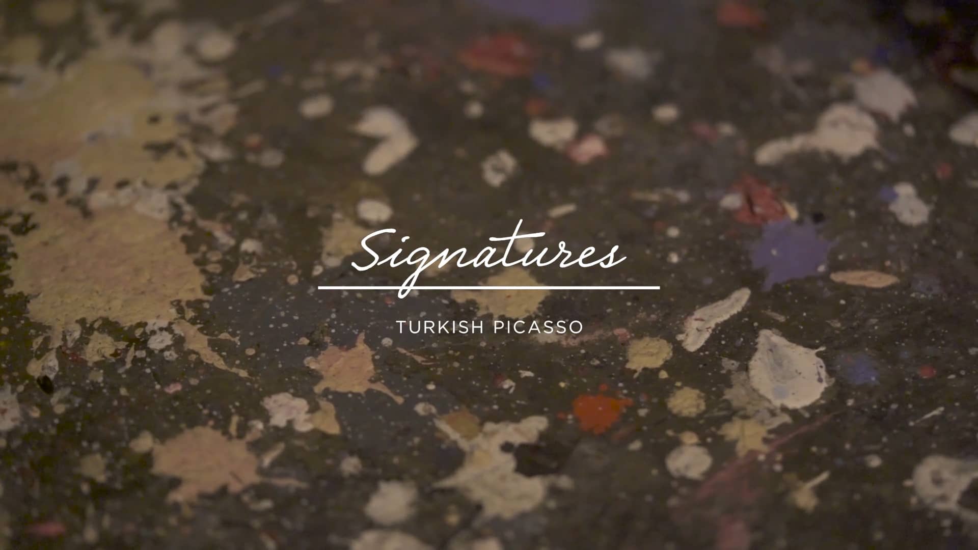 Signatures: Turkish Picasso on Vimeo