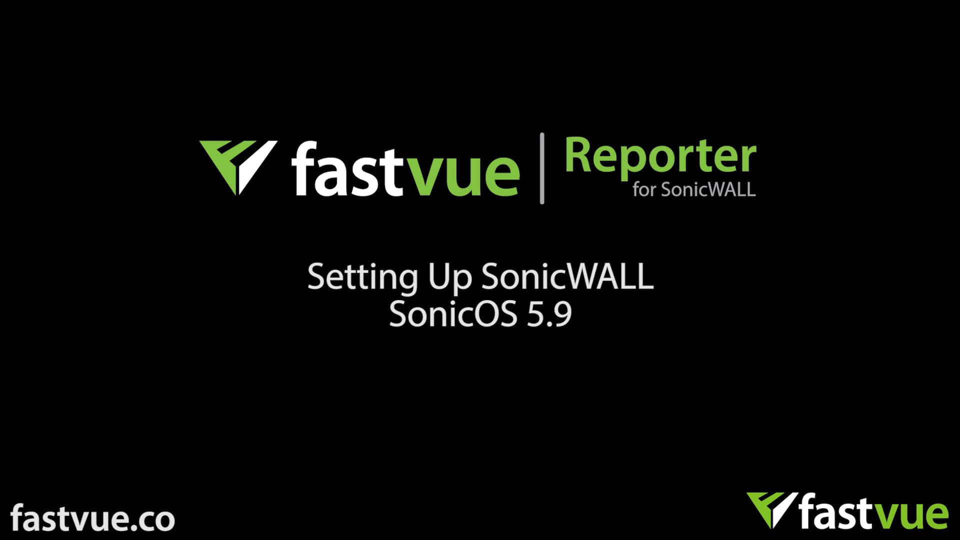 Setting Up Logging on SonicWALL - For Fastvue Reporter on Vimeo