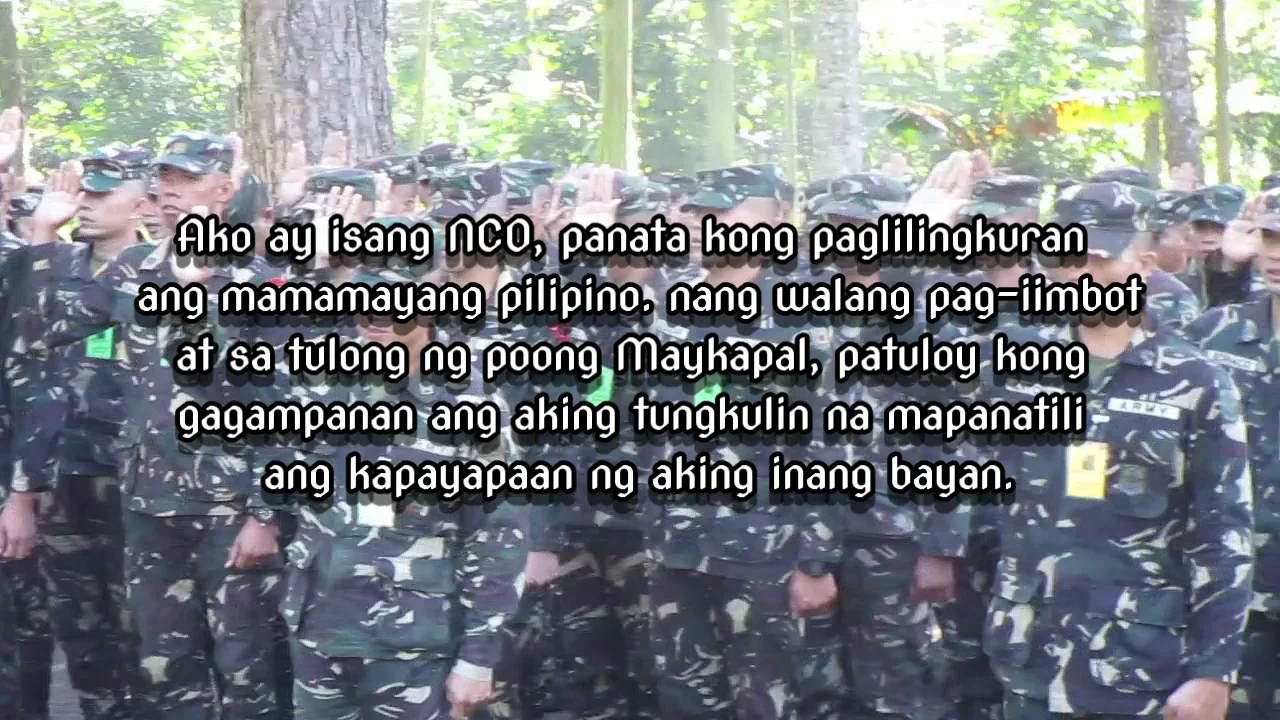 Kredo ng NCO ng Hukbong Katihan ng Pilipinas