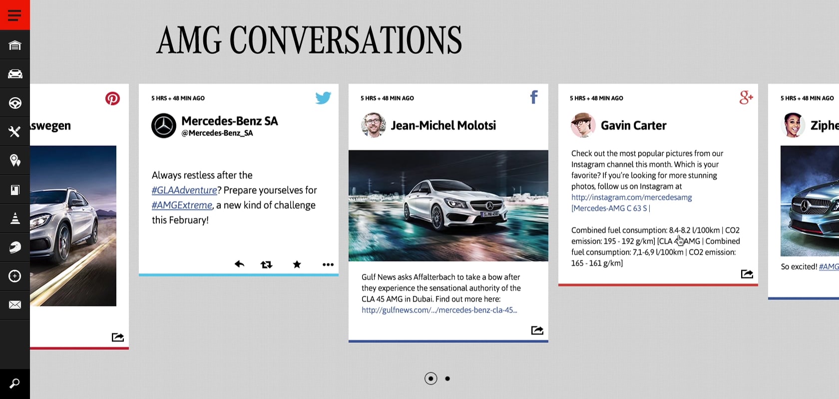 Mercedes-AMG South Africa | Concept Interface Design on Vimeo