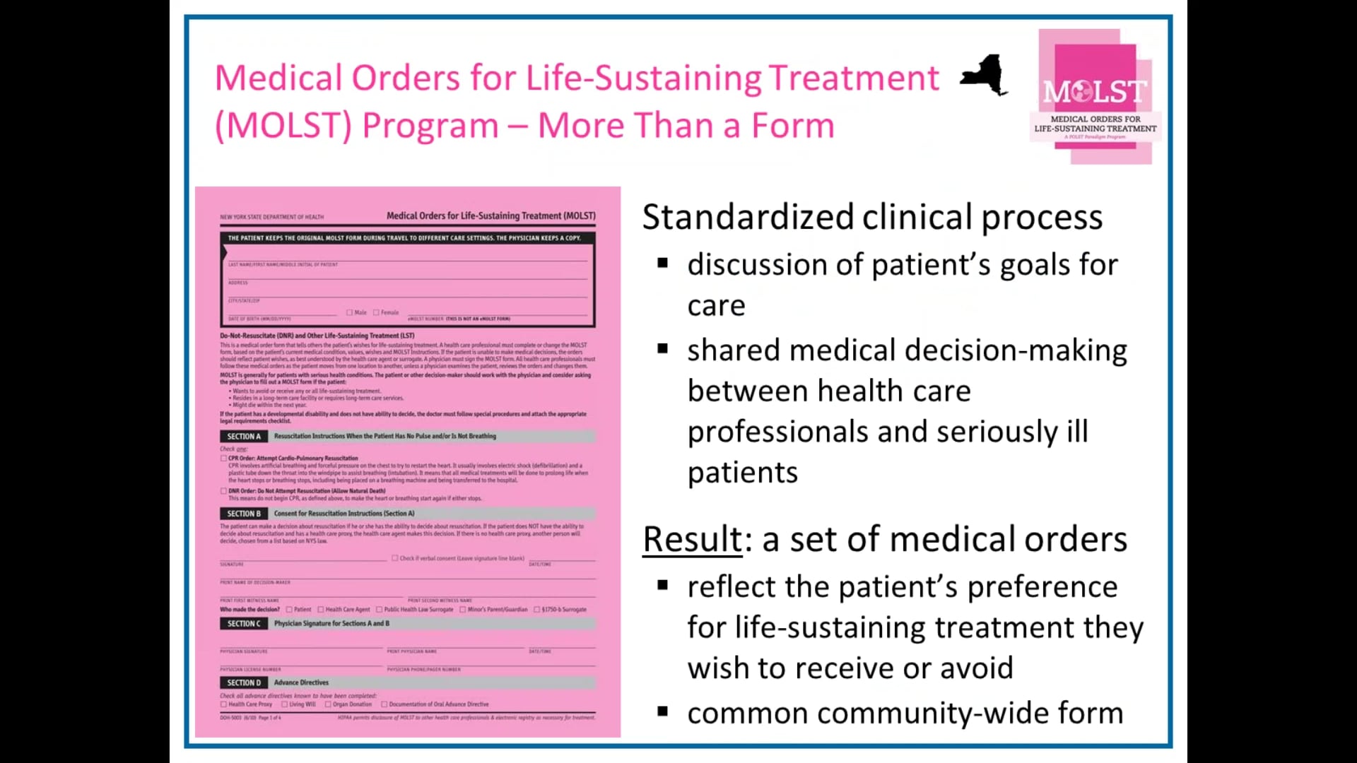 2016-04-07 - eMOLST: Digital Transformation of NY MOLST an End-of-life ...