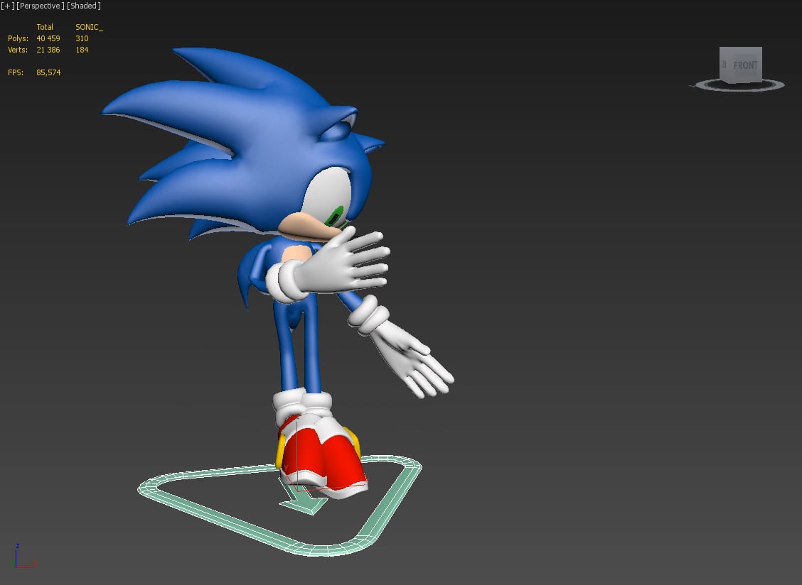 Sonic Spin Kick animation on Vimeo