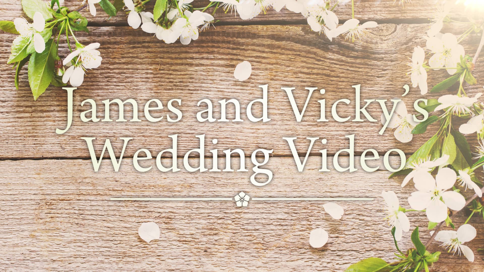 James and Vicky - Wedding Video on Vimeo
