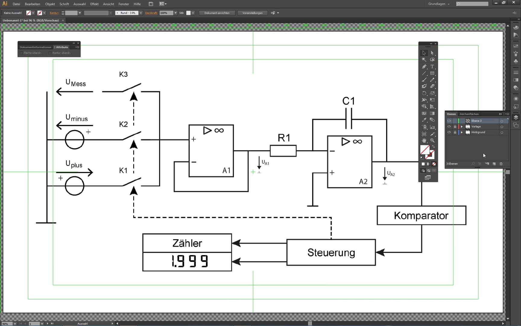 Illustrator - Blockschaltbild erstellen on Vimeo