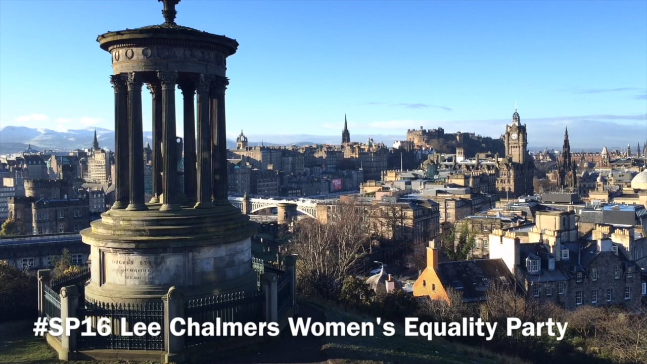 The Edinburgh Reporter News #SP16 Lee Chalmers Women's Equality Party