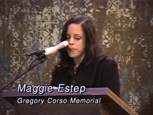 Excerpt from Gregory Corso Memorial - Program Three: Maggie Estep on Vimeo