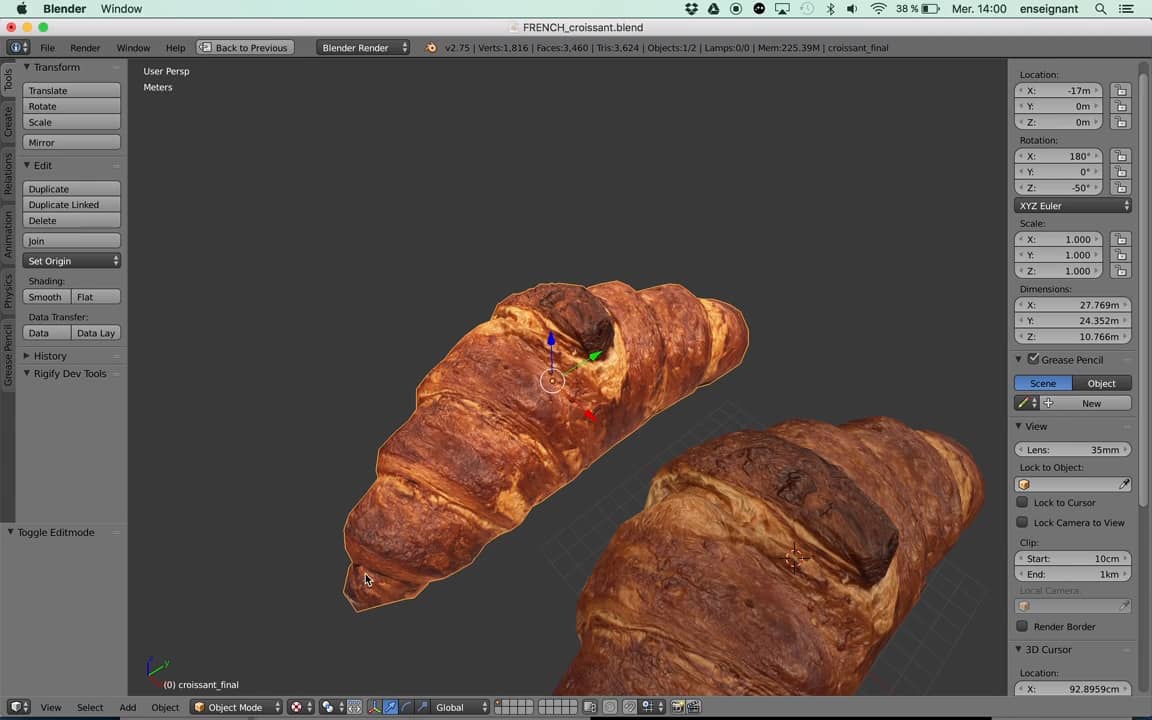 Blender tutorial: clean mesh from 123Dcatch on Vimeo