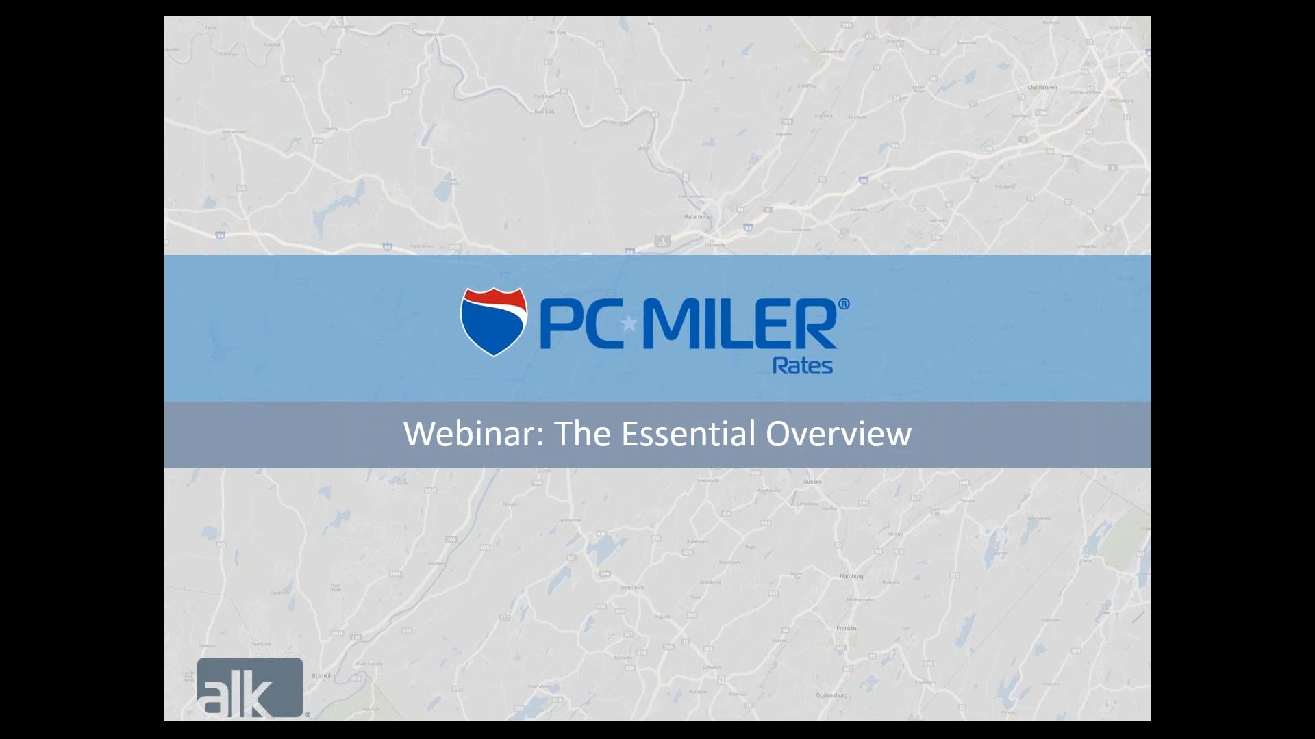 PC*MILER - PC*MILER|Rates - The Essential Overview on Vimeo