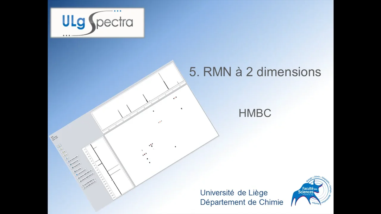 Tutoriel N°5 : RMN à 2 dimensions : HMBC