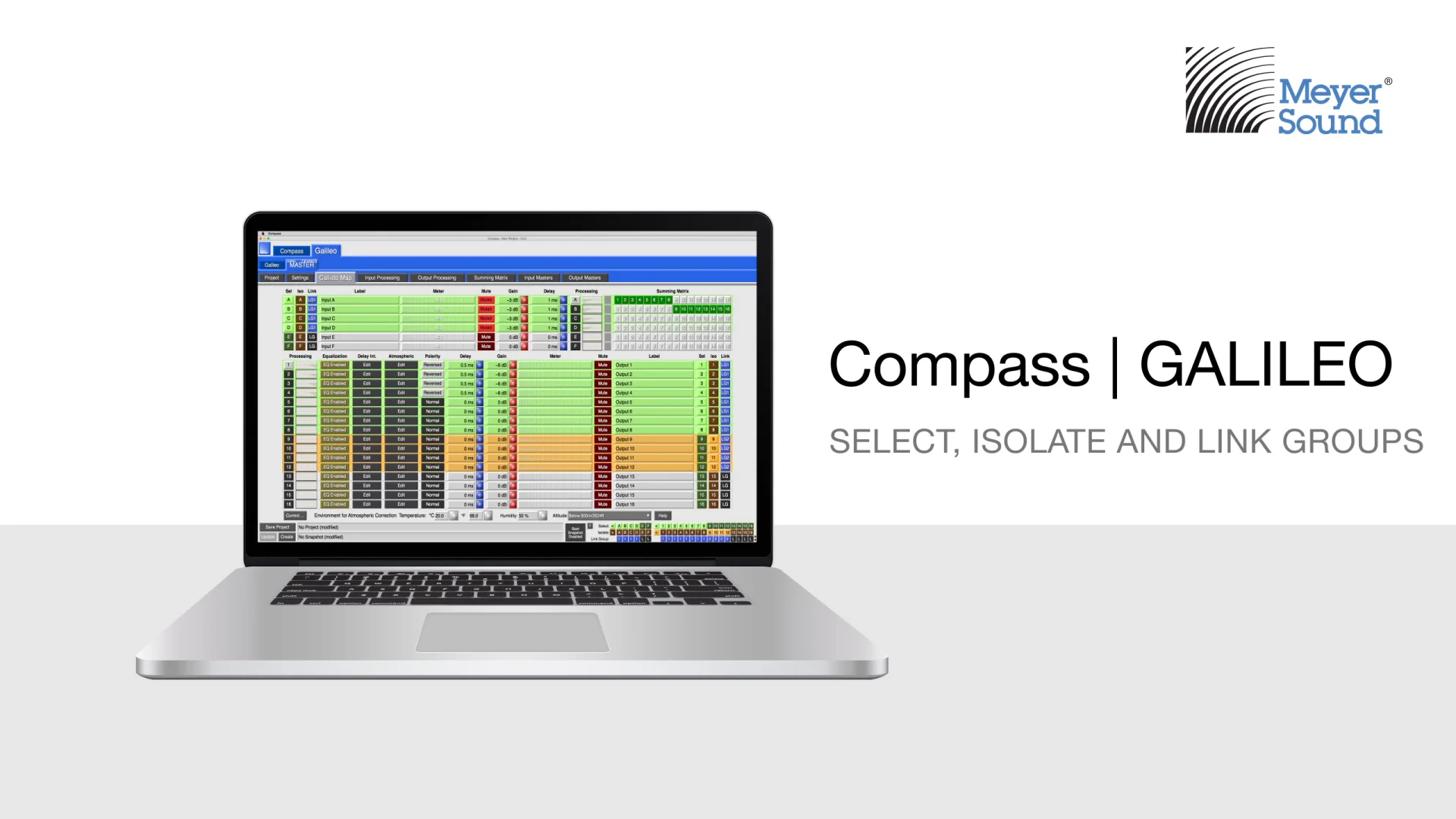 PM: COMPASS | GALILEO – Select, Isolate, and Link Groups