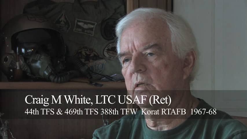 Part 2 - Craig M White, LTC USAF (Ret): Korat RTAFB and "The THUD" on Vimeo
