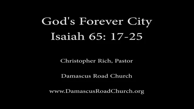 Isaiah 65 17 Commentary