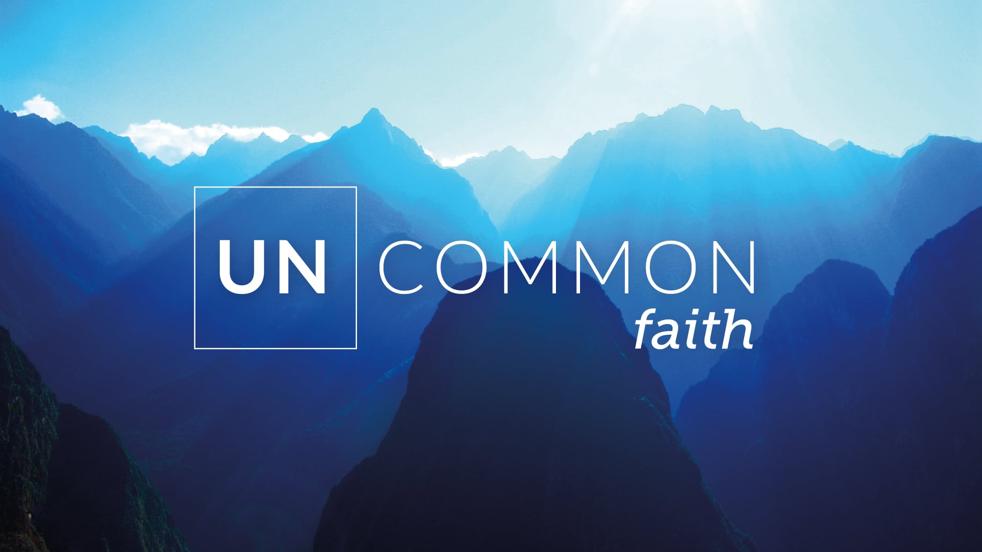 Uncommon Faith - Matt Cassidy - 04.24.2016 on Vimeo