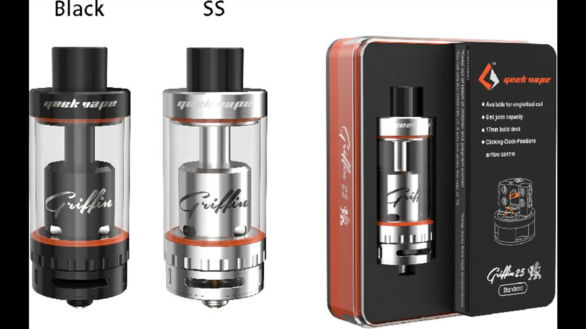Buy Geekvape griffin 25 rta atomizer on Vimeo