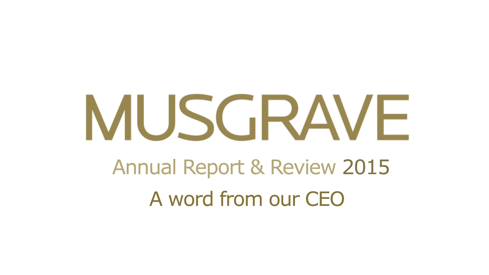 Musgrave Group - Musgrave_Ceo on Vimeo