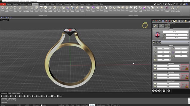 RhinoGOLD 5.0 --> 3D CAD Software for Jewelry Designers