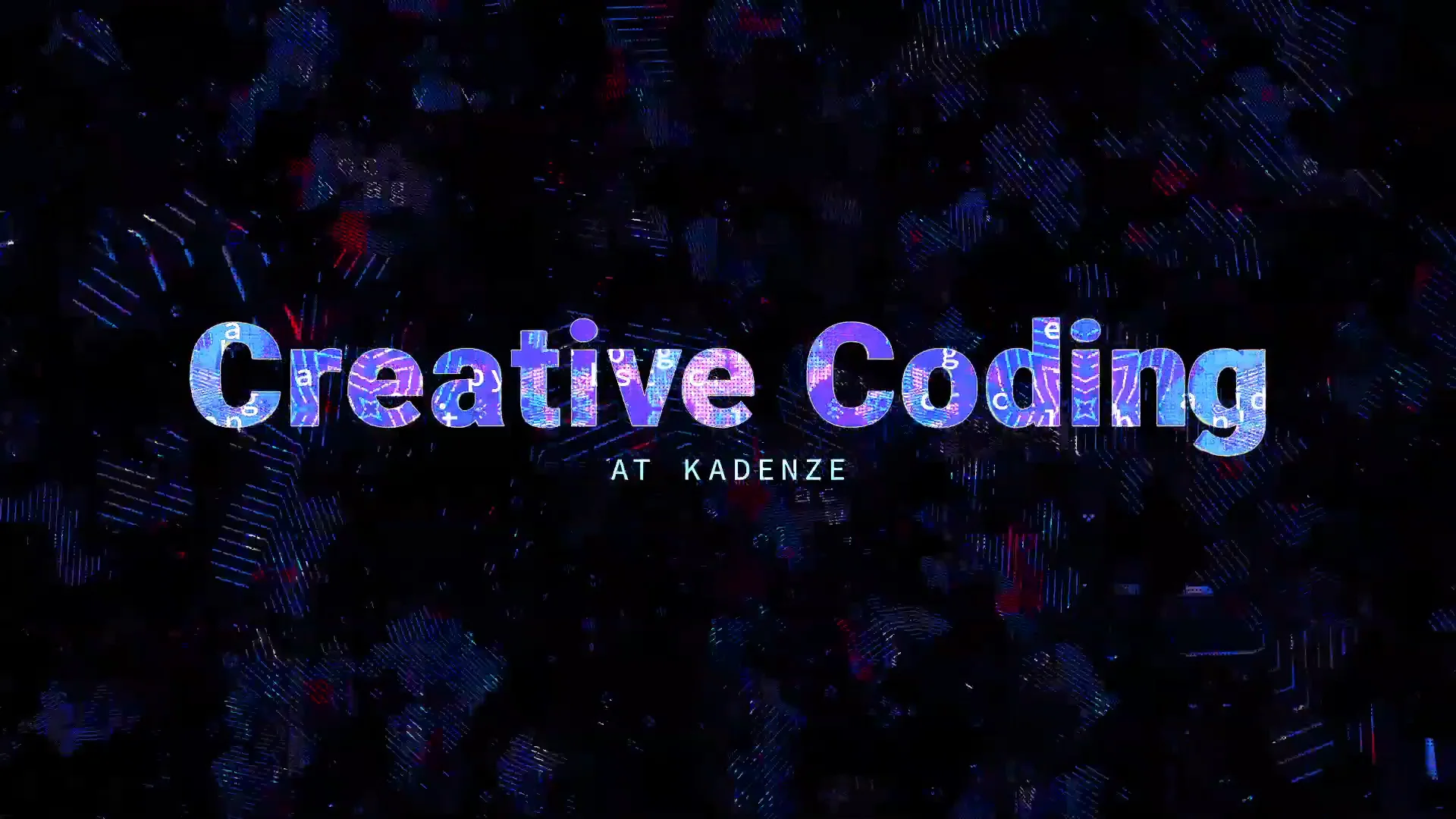 Creative Coding at Kadenze on Vimeo