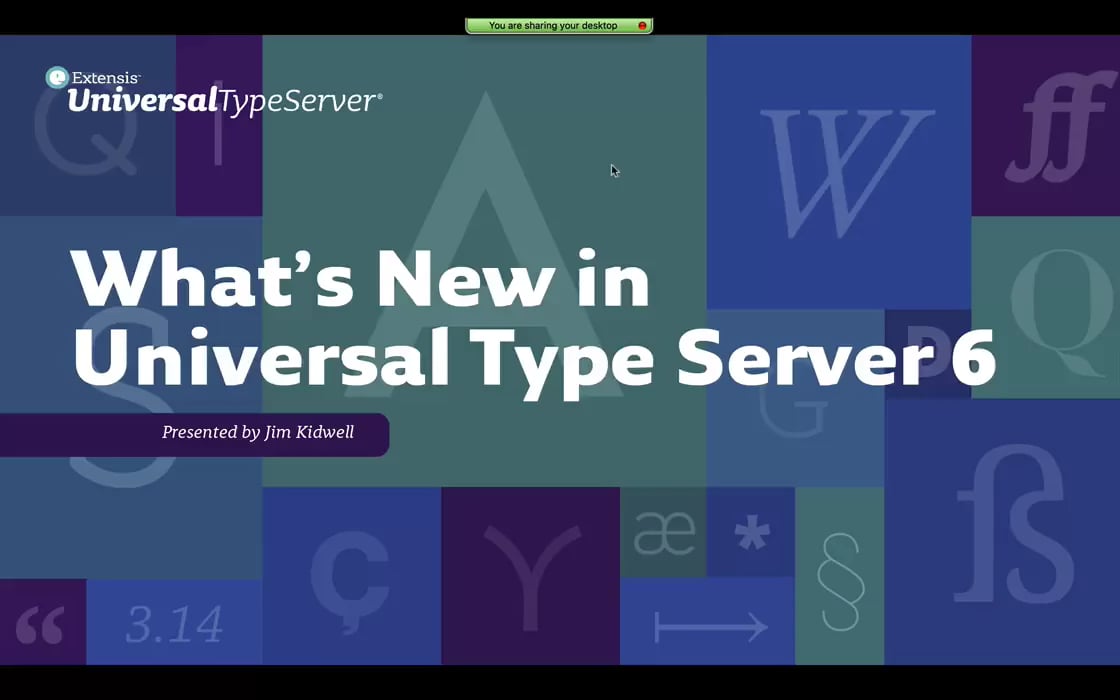 Universal Type Server 6 – What’s New on Vimeo