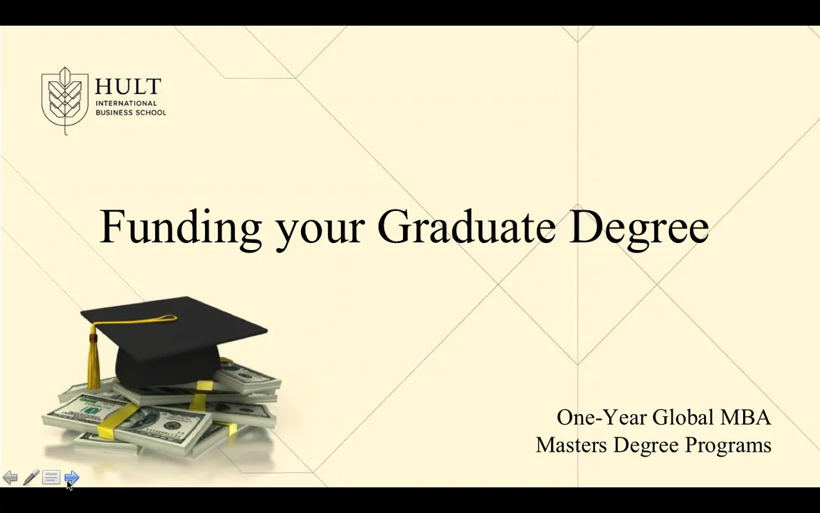 Funding Your Graduate Degree - Recording on Vimeo