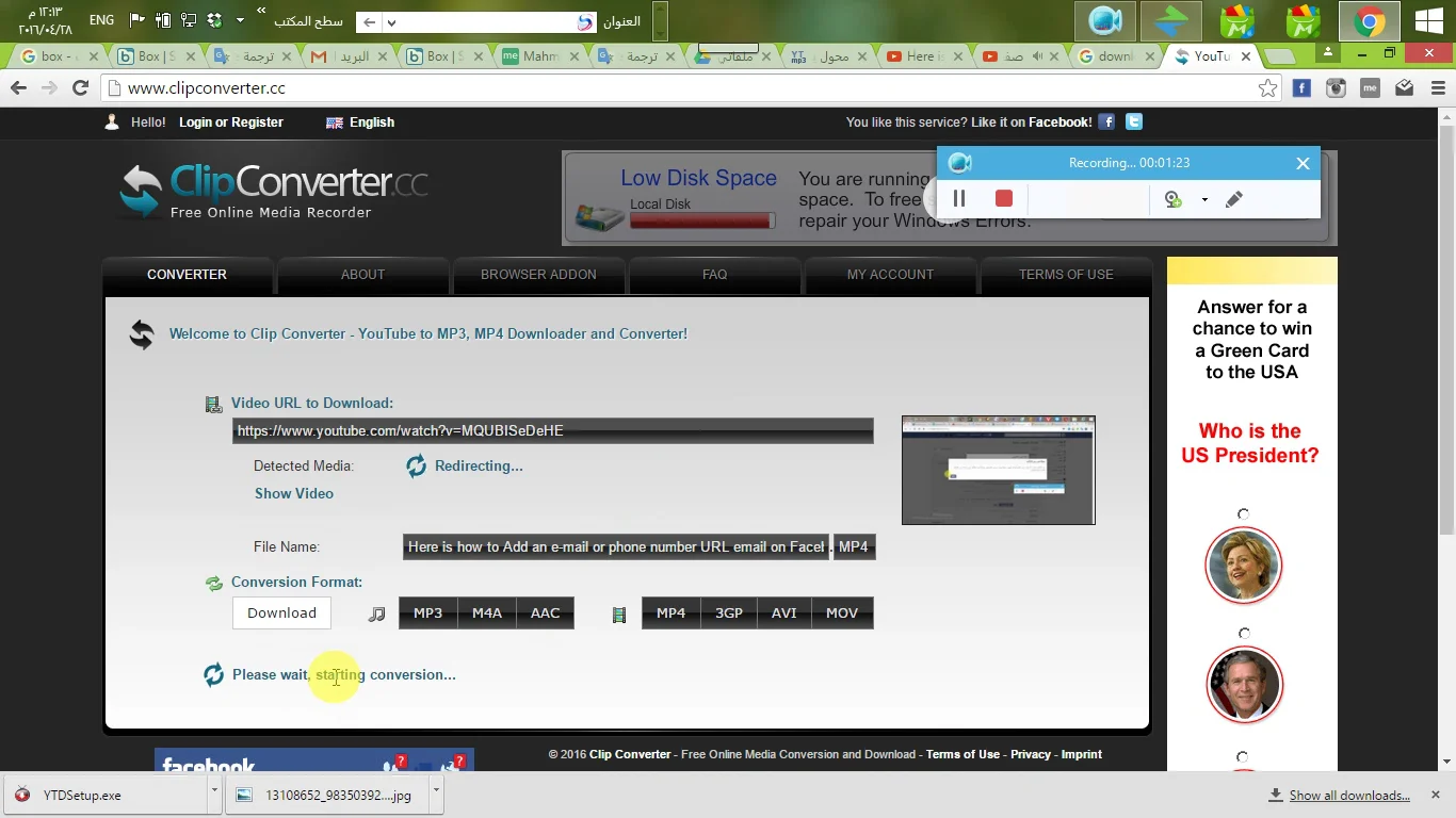 How to download a video from clipconverter.cc on You Tube on Vimeo