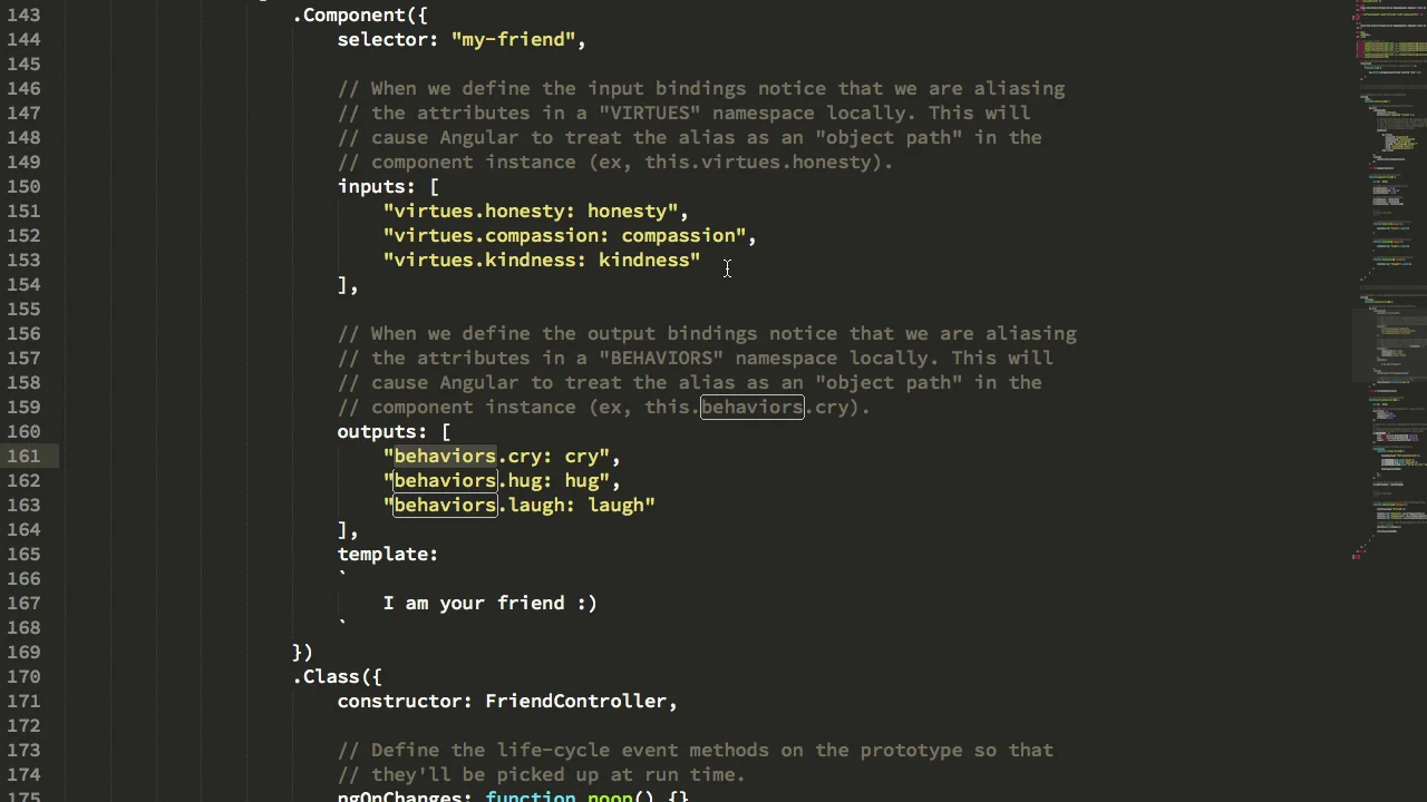 Input And Output Aliases Can Be Namespaced In Angular 2 Beta 14 on Vimeo