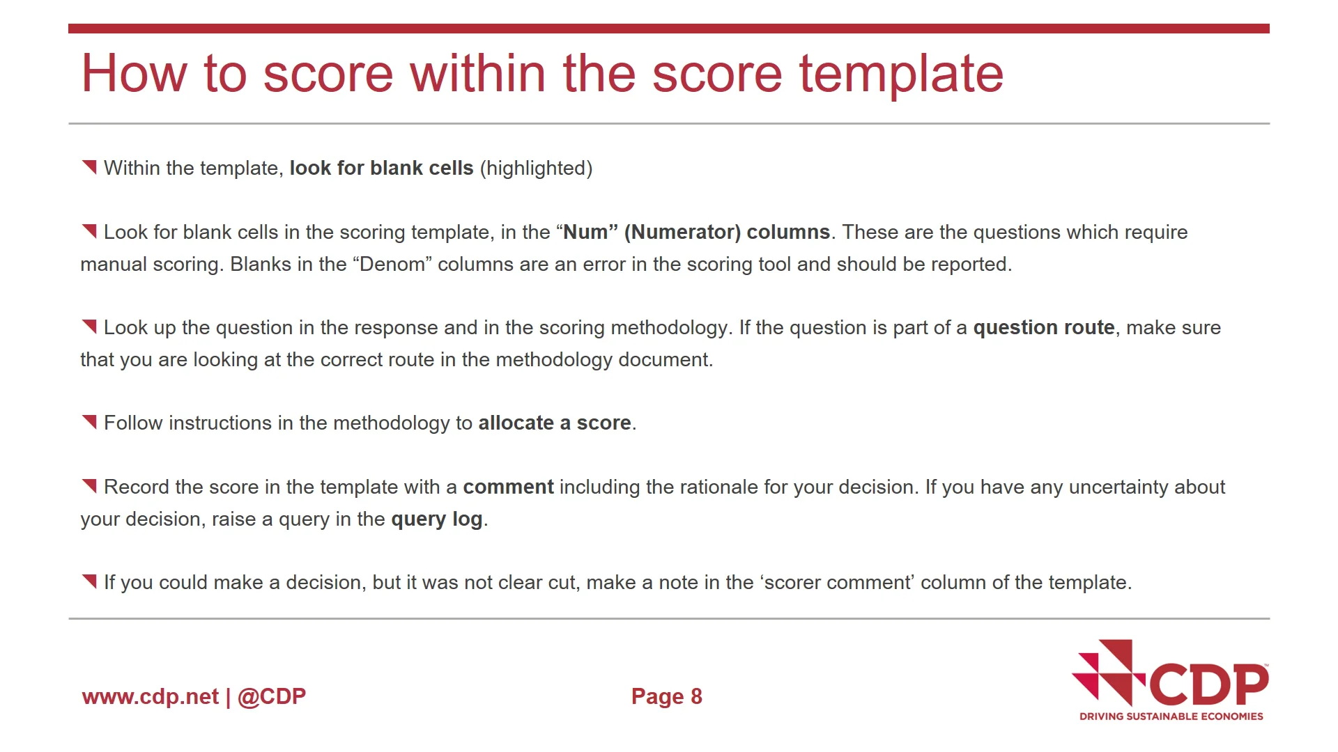 CDP Scoring overview and process 2016 on Vimeo