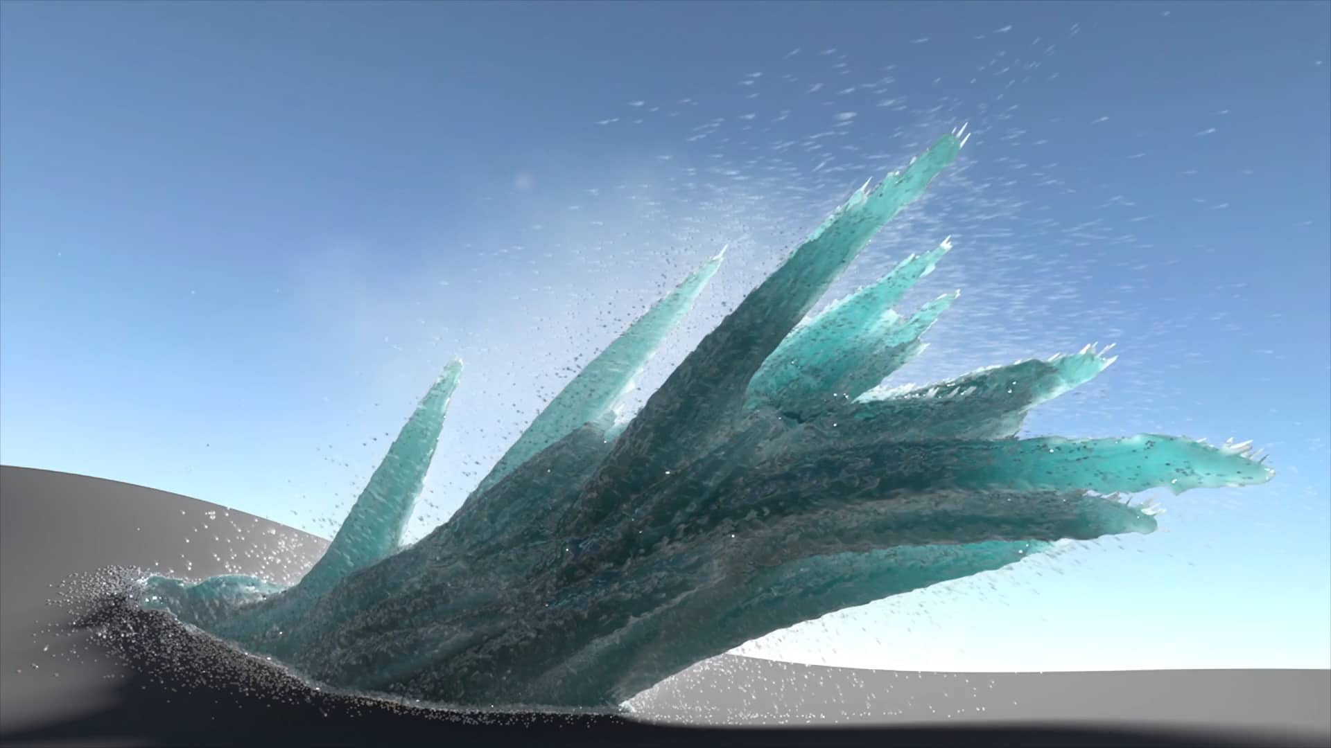 Houdini Ice Blast System (RnD) on Vimeo