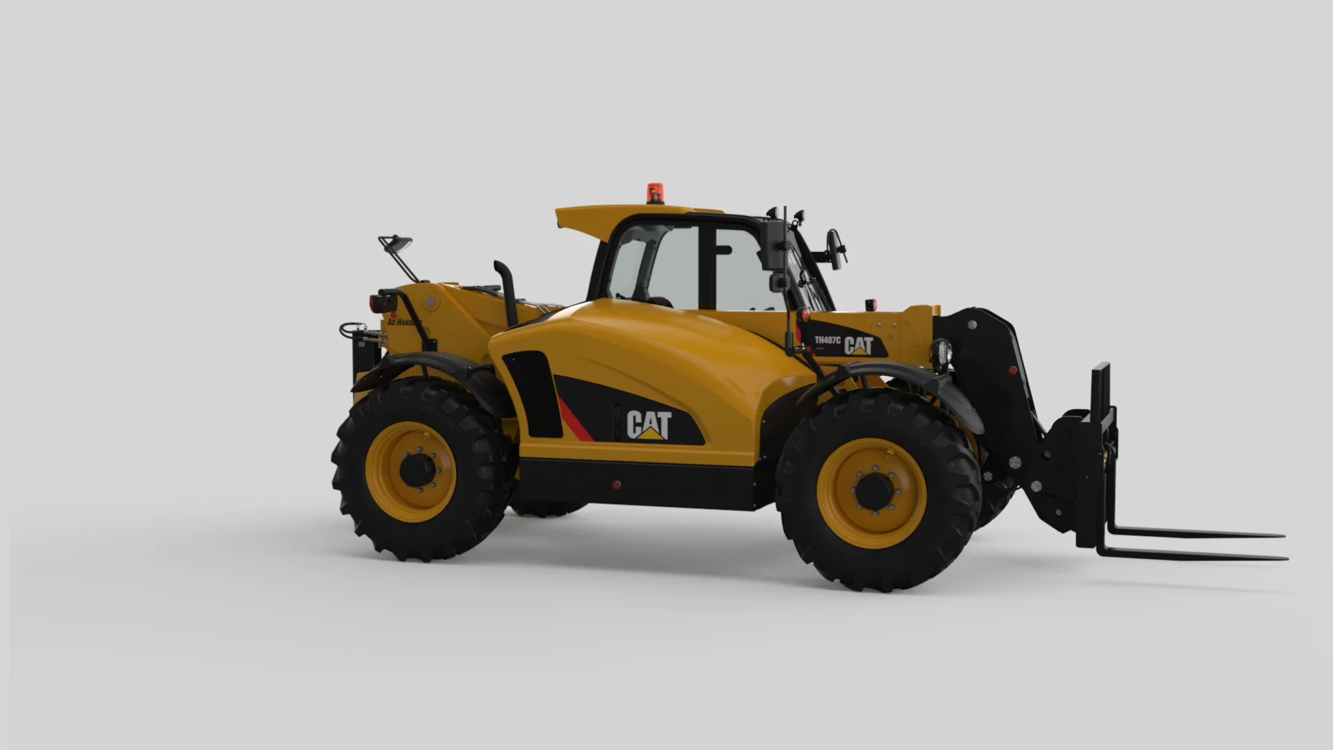 CATERPILLAR Telehandler CGI Render on Vimeo