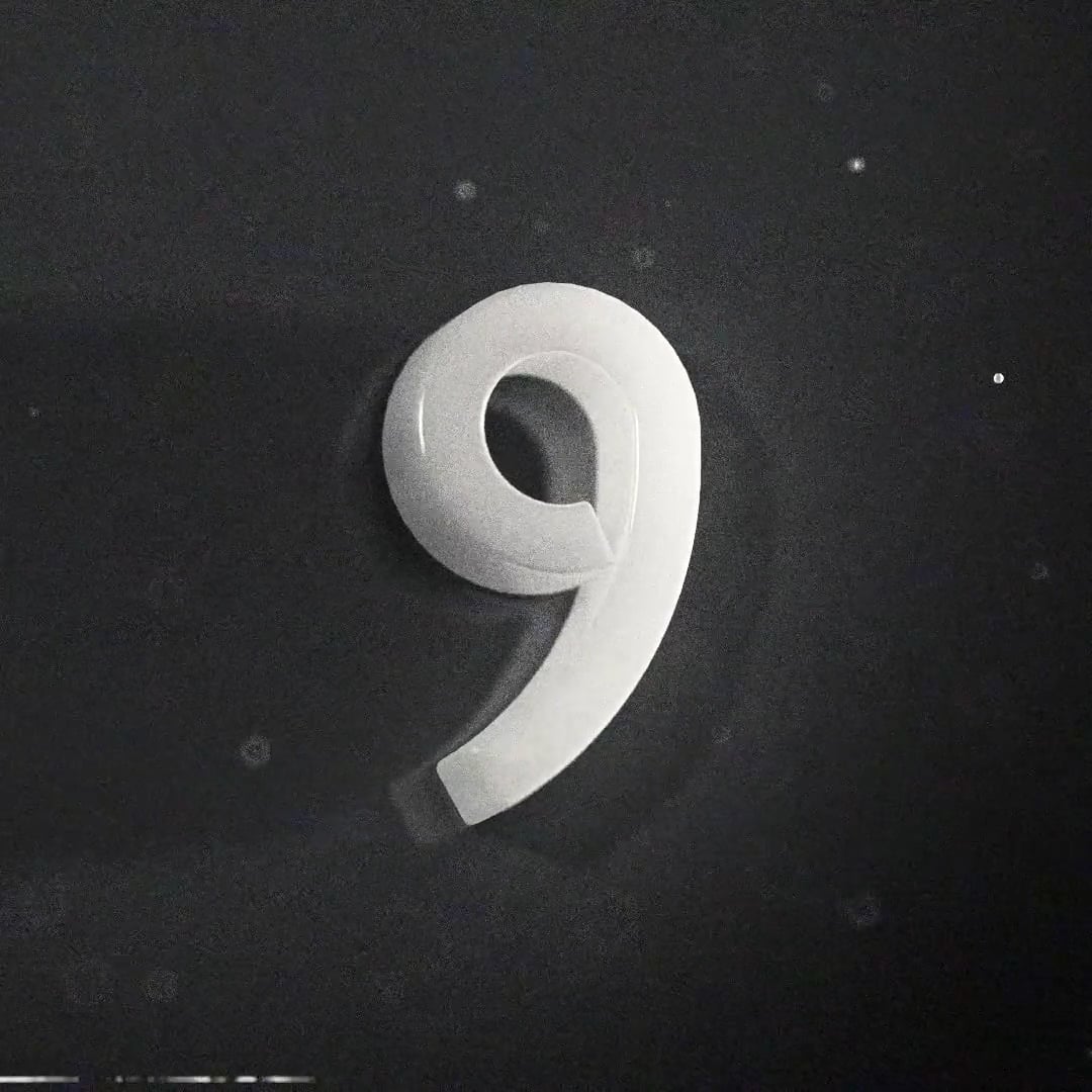 9 for 36daysoftype on Vimeo