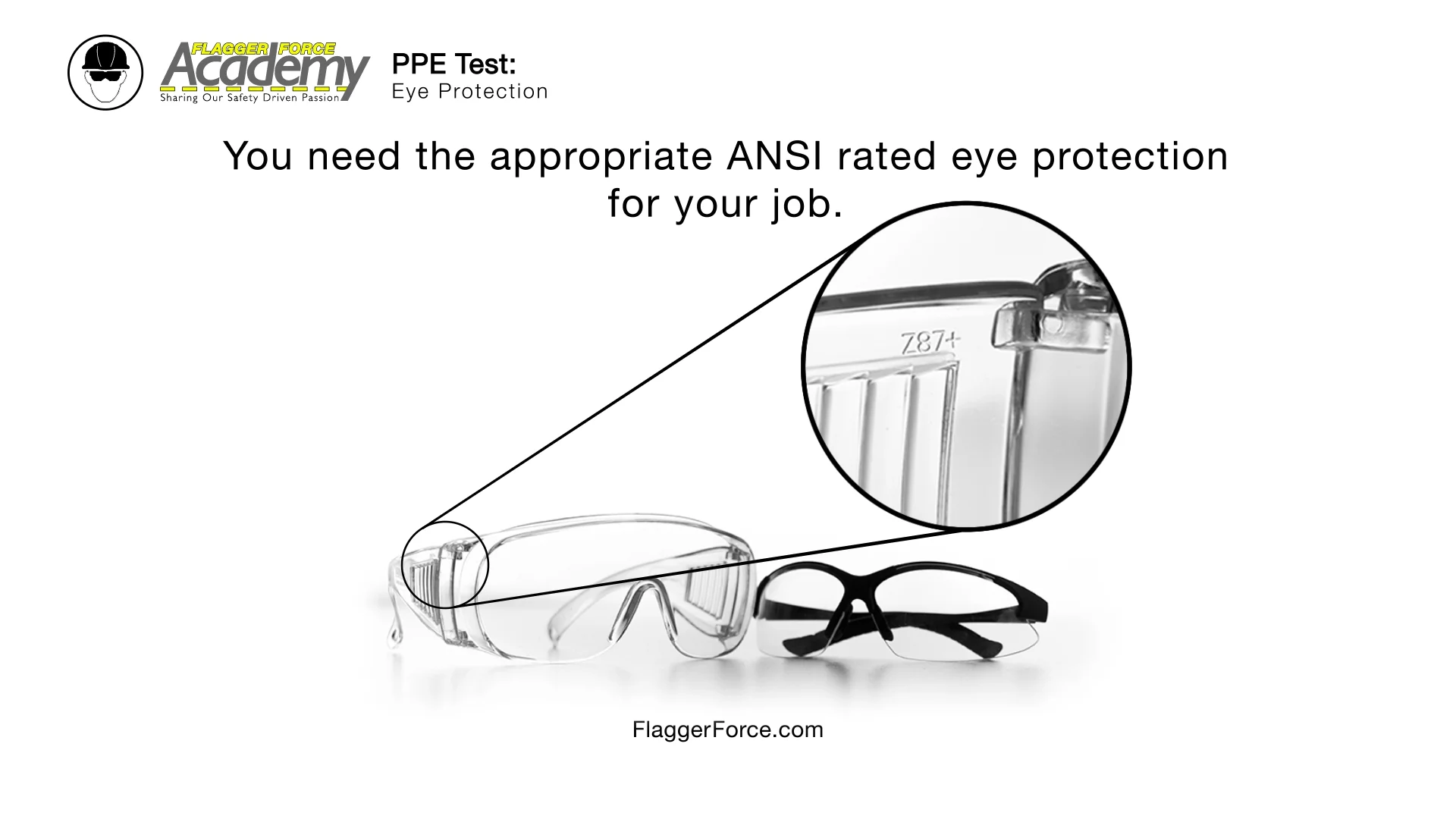Flagger Force-Eye Protection on Vimeo